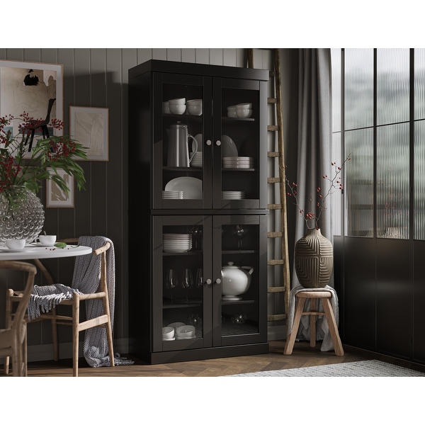 Black pantry cabinet store